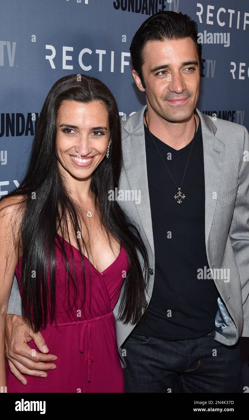 Carole Marini, left, and Gilles Marini attend the premiere of ...