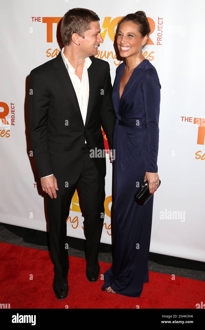 Singer Rob Thomas and wife Marisol attend the TrevorLIVE Benefit at the ...