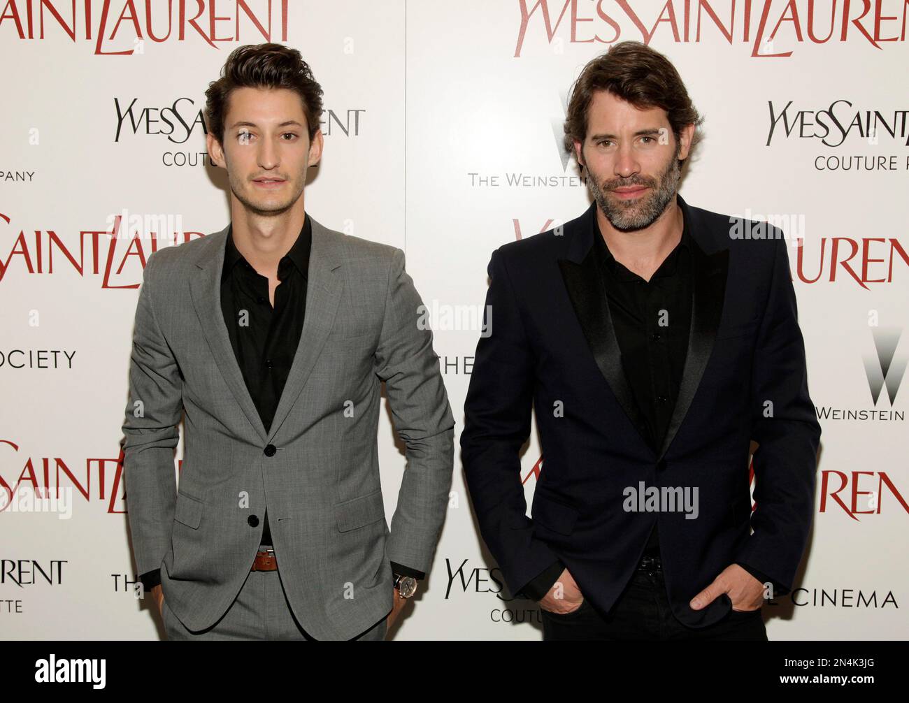 Actor Pierre Niney, left, and director Jalil Lespert, attend the ...