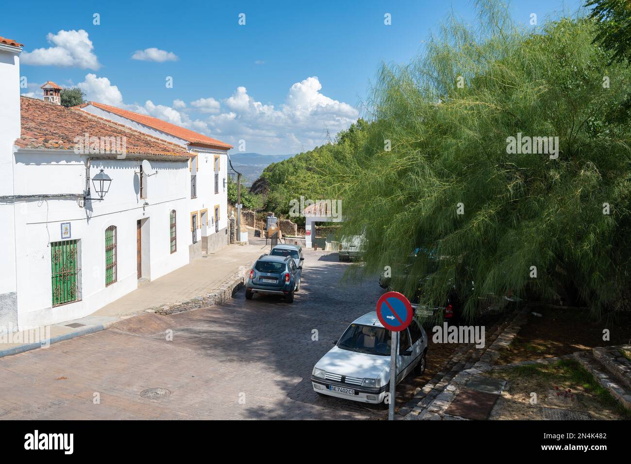 Production of iberian ham (cured ham), Puerto Gil, Spain Stock Photo ...