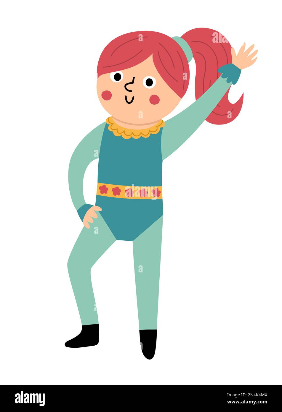 Hair acrobat Stock Vector Images - Alamy