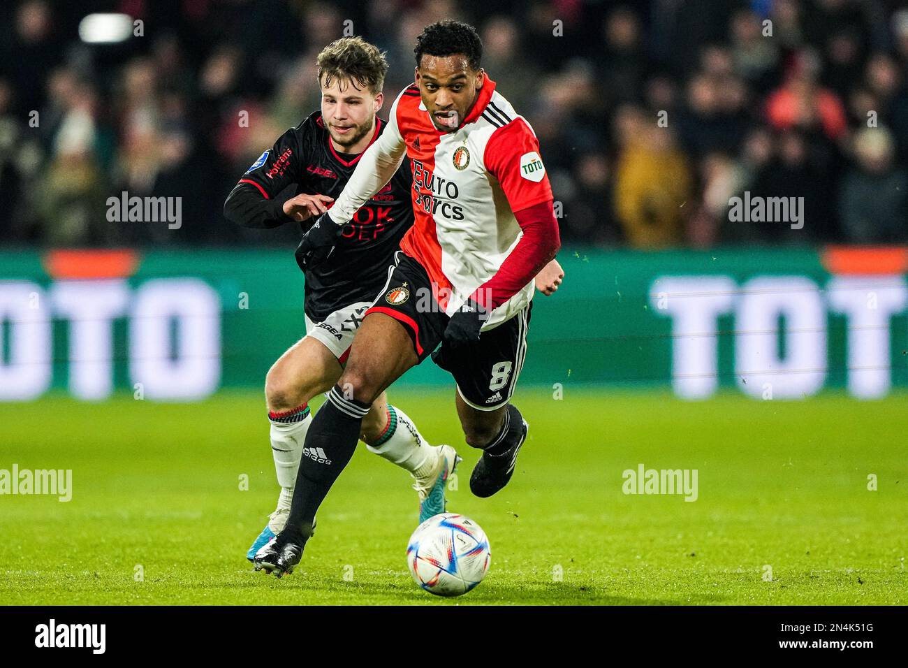 Rotterdam - Dirk Proper of NEC Nijmegen, Quinten Timber of Feyenoord ...