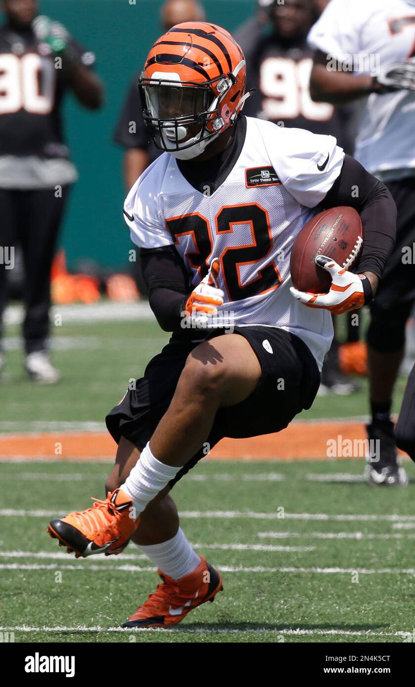 Cincinnati Bengals running back Jeremy Hill (32) runs the ball during ...