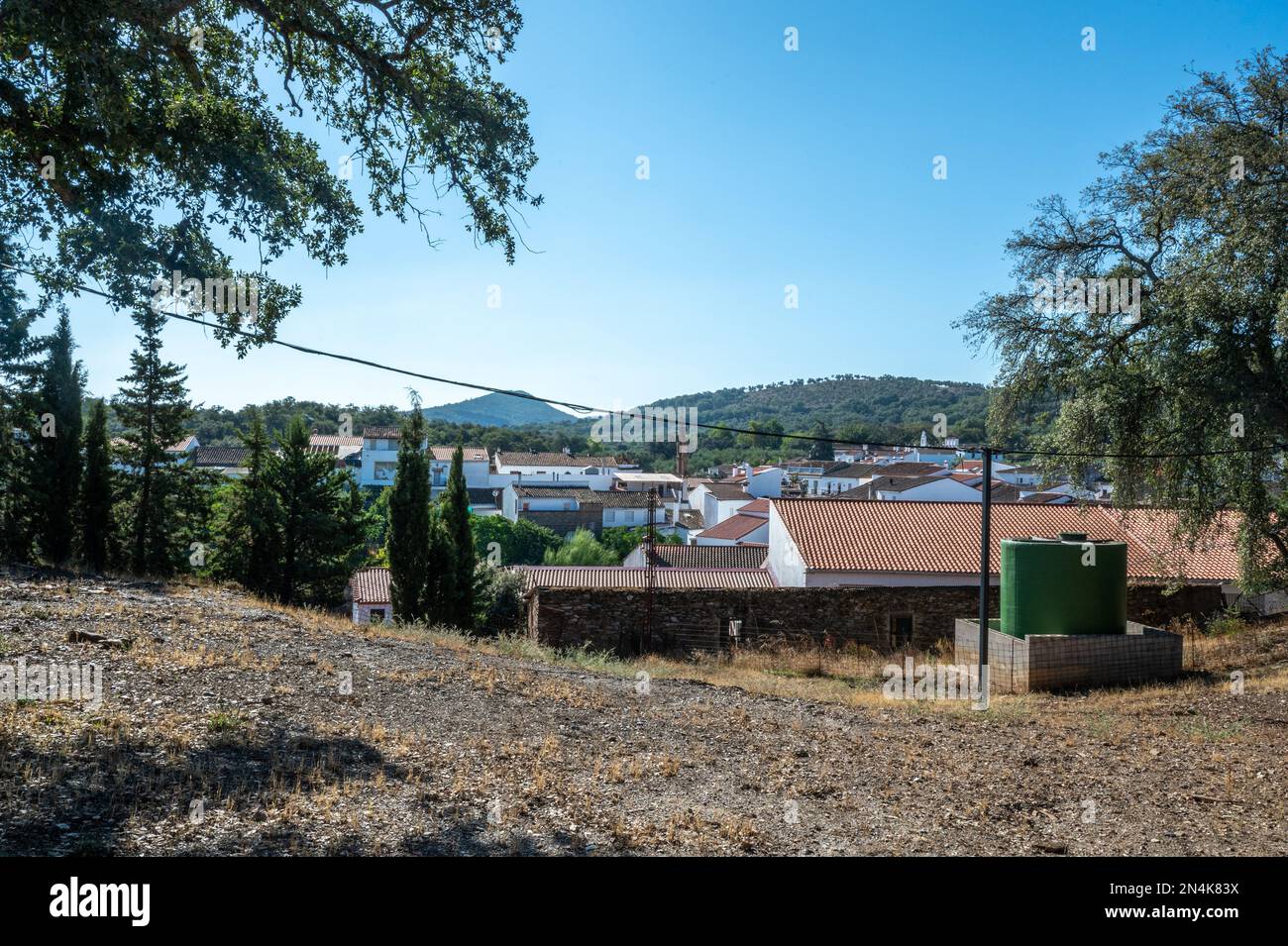 Production of iberian ham (cured ham), Puerto Gil, Spain Stock Photo ...