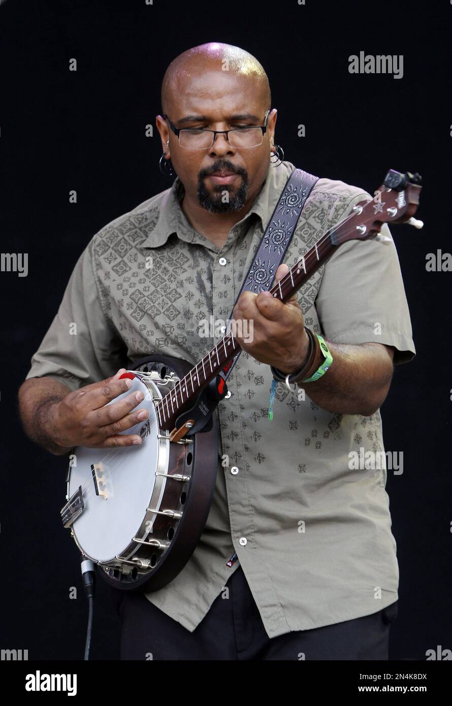 Rowan Corbett of The Carolina Chocolate Drops perform at the Bonnaroo ...