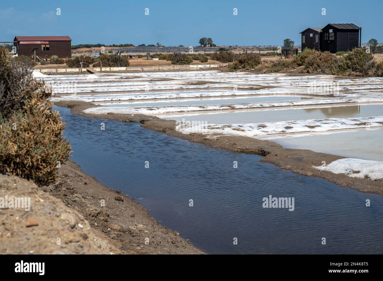 Salt marshes, Isla Cristina, Spain Stock Photo - Alamy