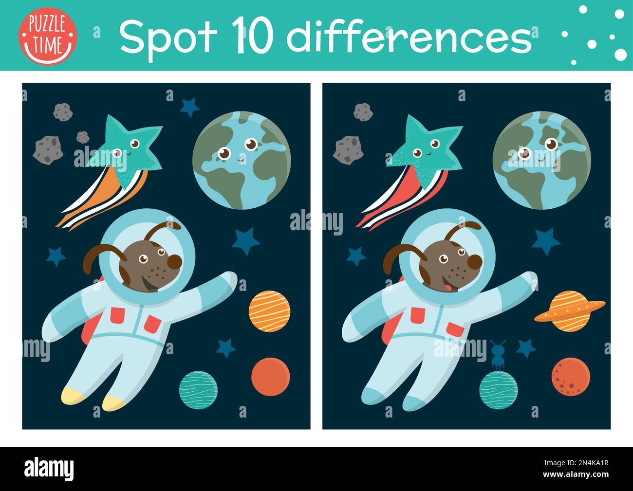 Spot the difference earth Stock Vector Images - Alamy