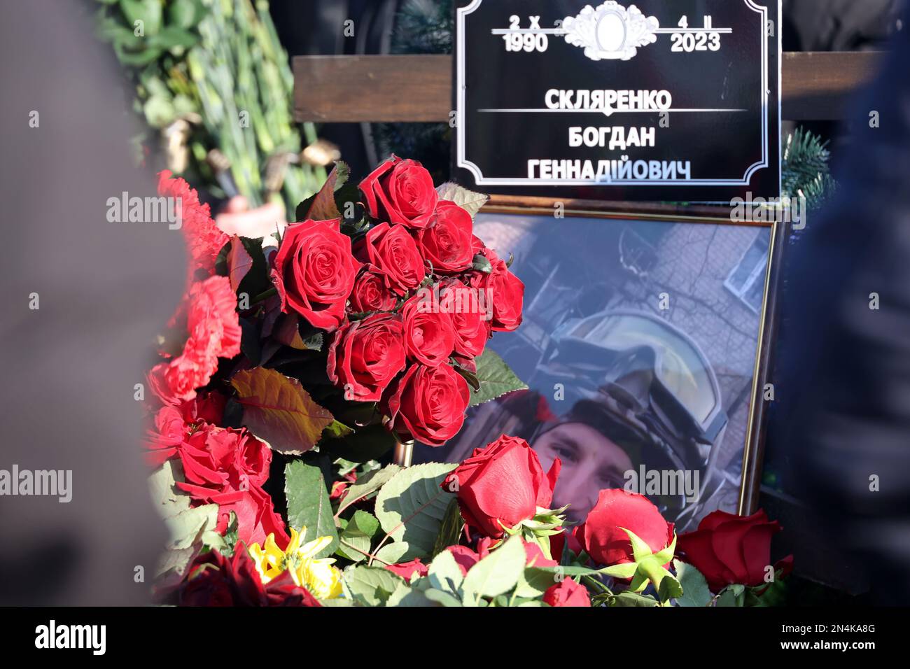 Non Exclusive: KHARKIV, UKRAINE - FEBRUARY 8, 2023 - The photograph of ...