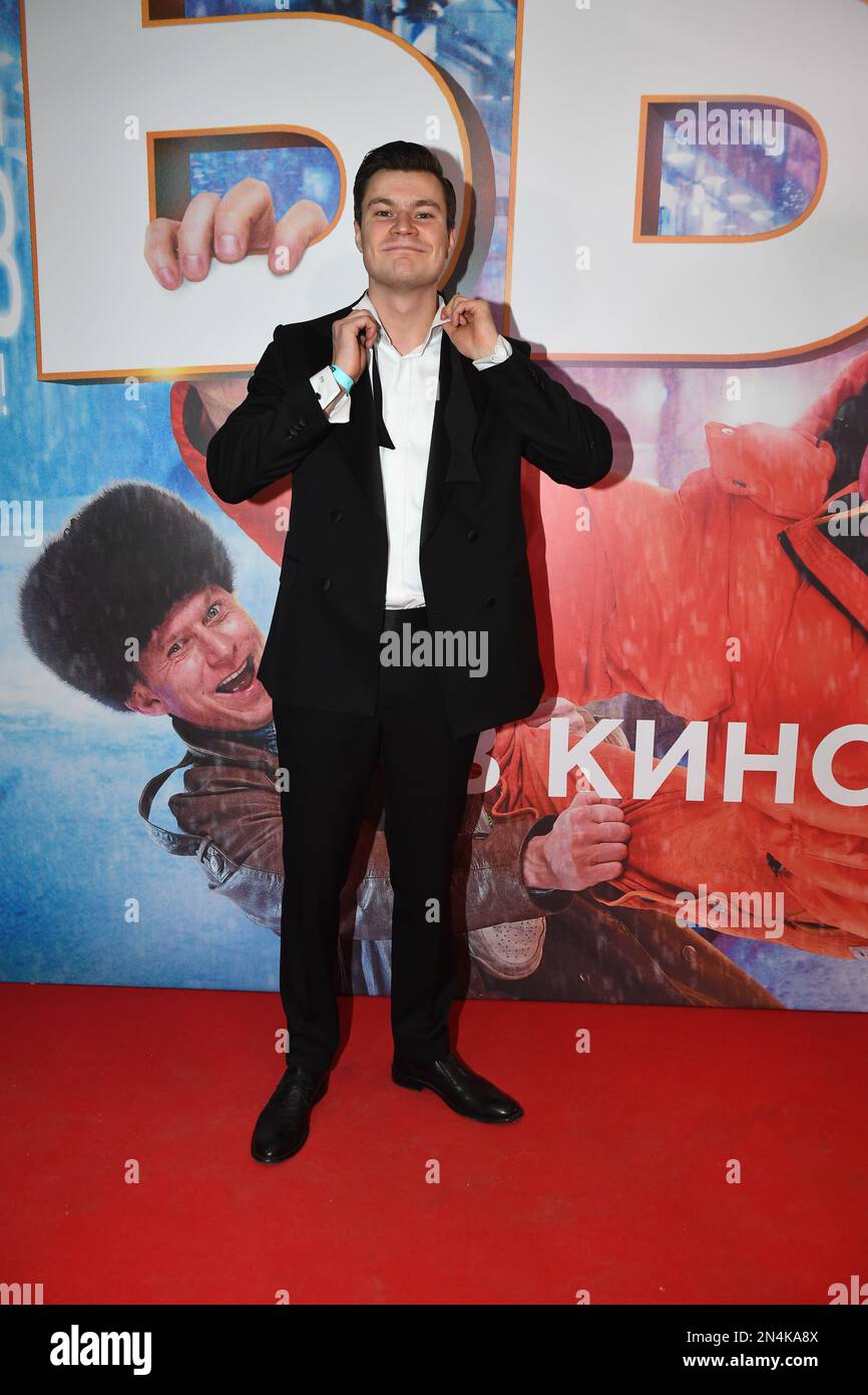 Moscow. Actors Oleg Gaas at a premiere of the adventure comedy 'Be' at ...