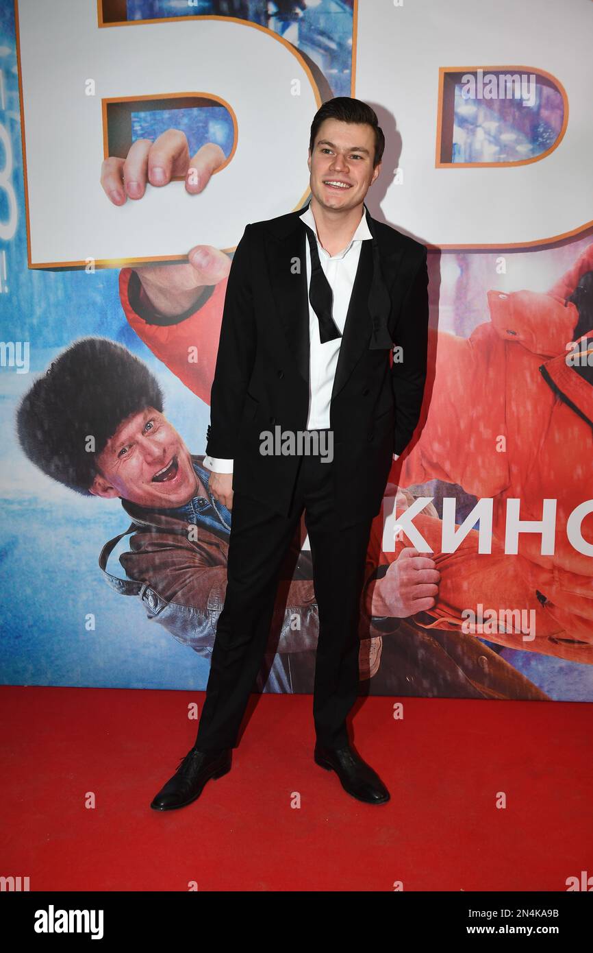 Moscow. Actors Oleg Gaas at a premiere of the adventure comedy 'Be' at ...