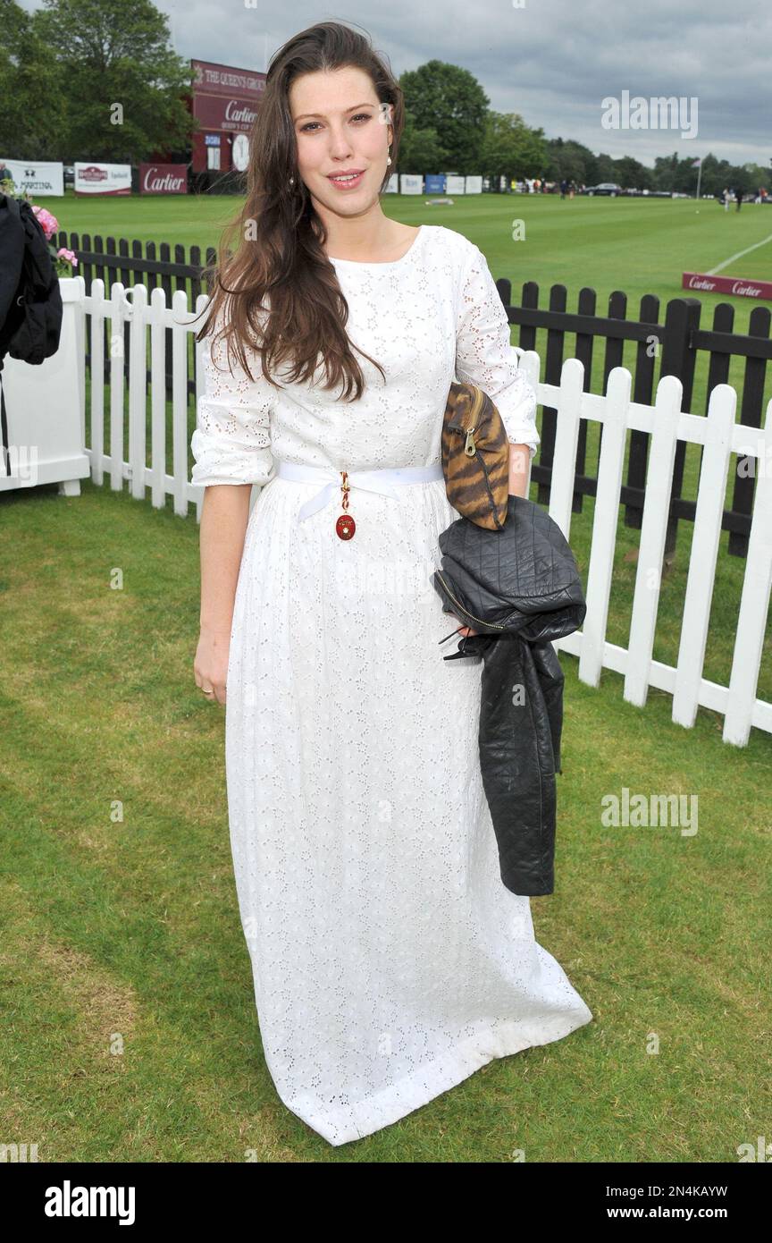 Lilly Lewis attends the Cartier Queen's Cup polo final at Guards Polo ...