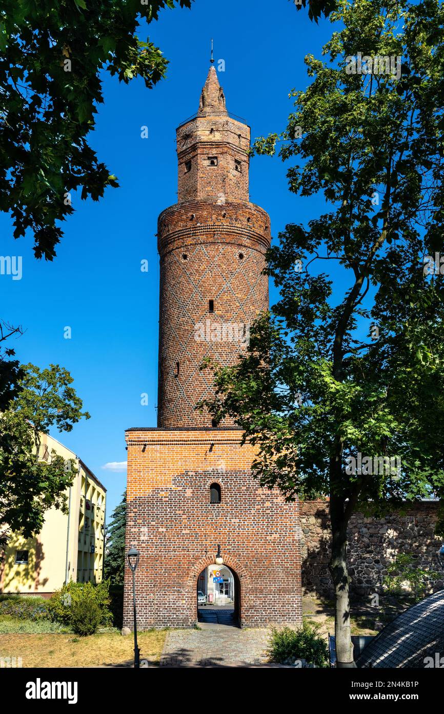 Stargard, Poland - August 11, 2022: Red Sea Tower Baszta Morze Czerwone ...
