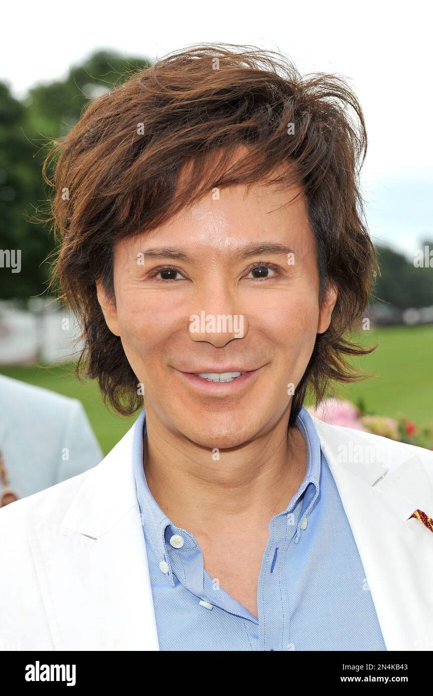 Andy Wong attends the Cartier Queen's Cup polo final at Guards Polo ...