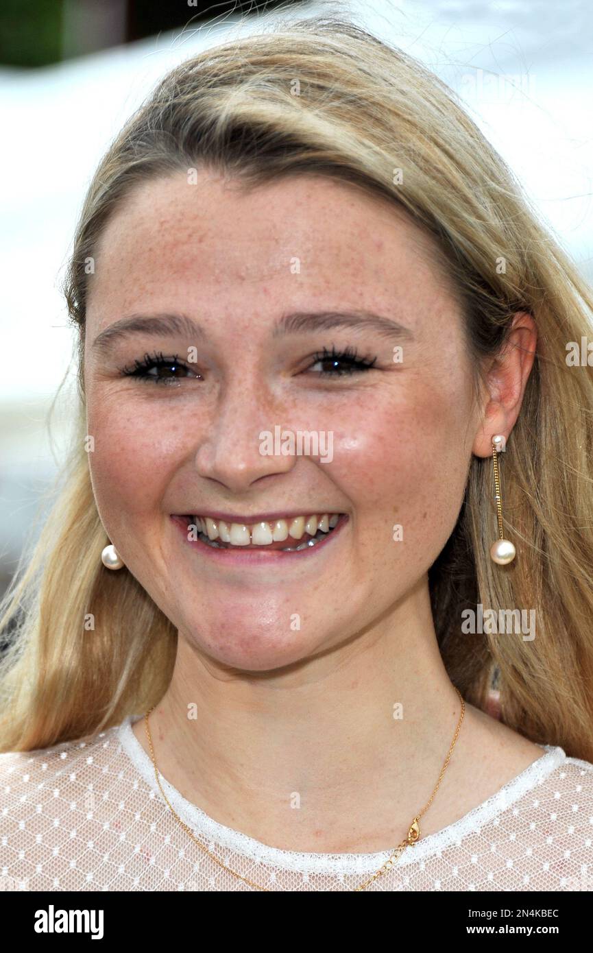 Amber Atherton attends the Cartier Queen's Cup polo final at Guards ...