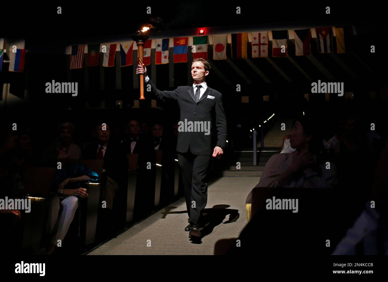 Joseph Phillips, the 2002 USA IBC Junior Gold Medalist brings the lit ...