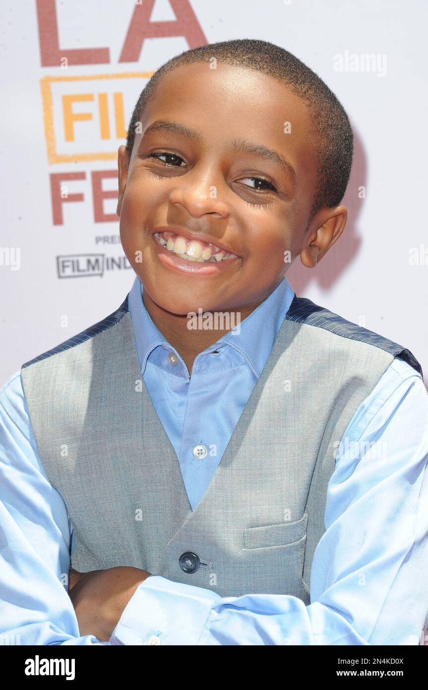 Kaleel Harris arrives at The Los Angeles Film Festival Earth to Echo ...