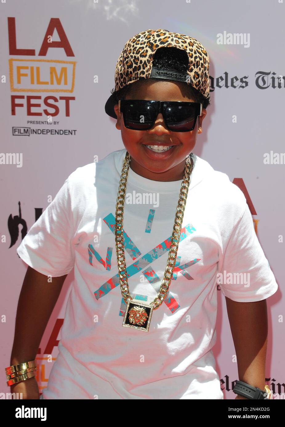 Benjamin "L'il Pnut" Flores arrives at The Los Angeles Film Festival ...