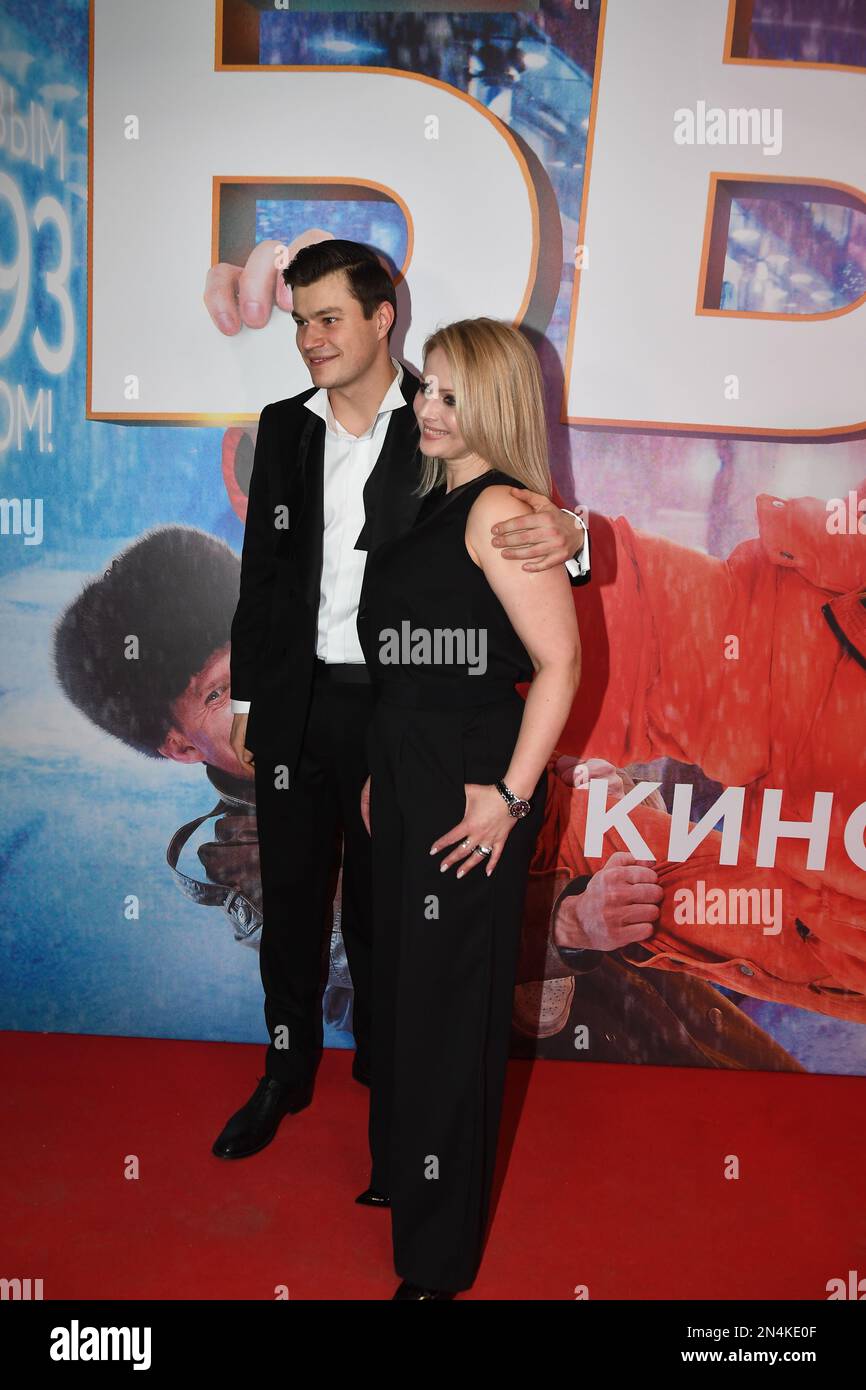 Moscow. Actors Oleg Gaas at a premiere of the adventure comedy 'Be' at ...