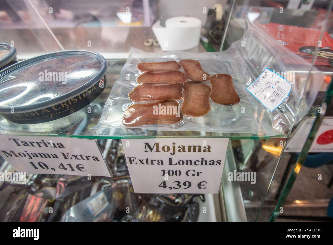 Examples of cured fish delicacies, Fish canning factory (USISA), Isla ...