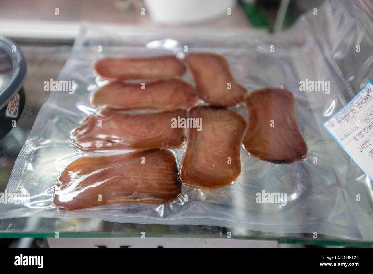 Examples of cured fish delicacies, Fish canning factory (USISA), Isla ...