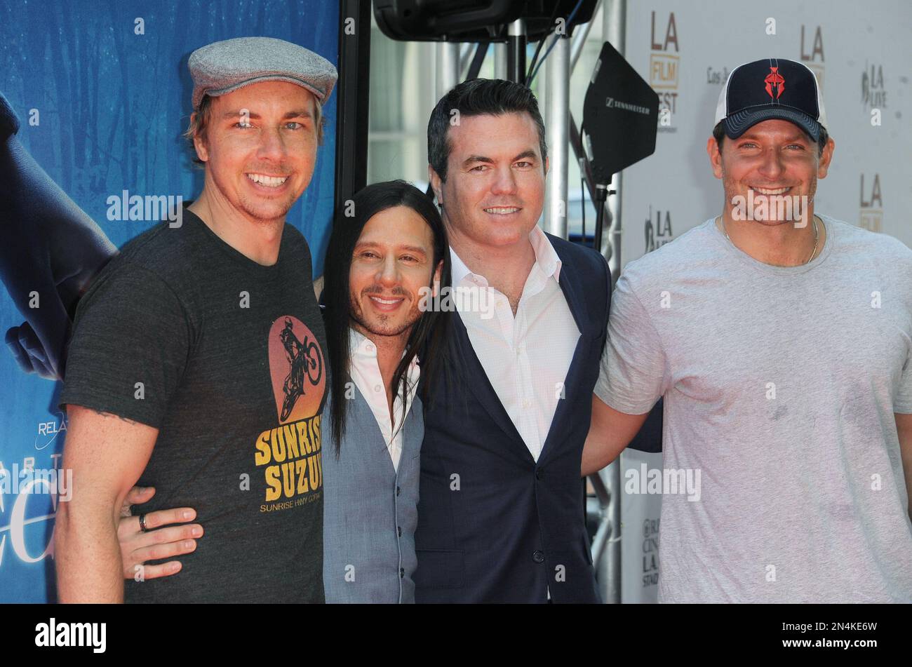 Dax Shepard, from left, Andrew Panay, Jason Gray-Stanford, and Bradley ...