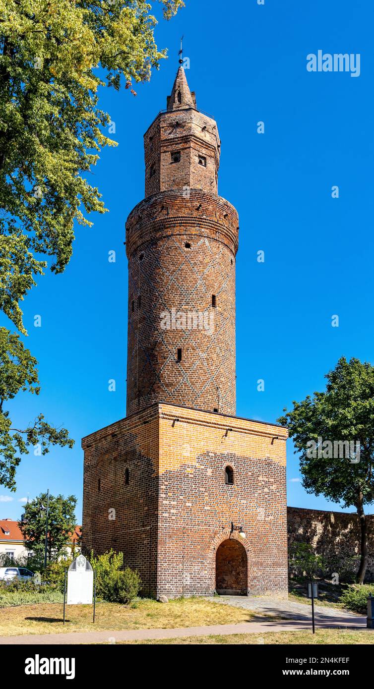 Stargard, Poland - August 11, 2022: Red Sea Tower Baszta Morze Czerwone ...