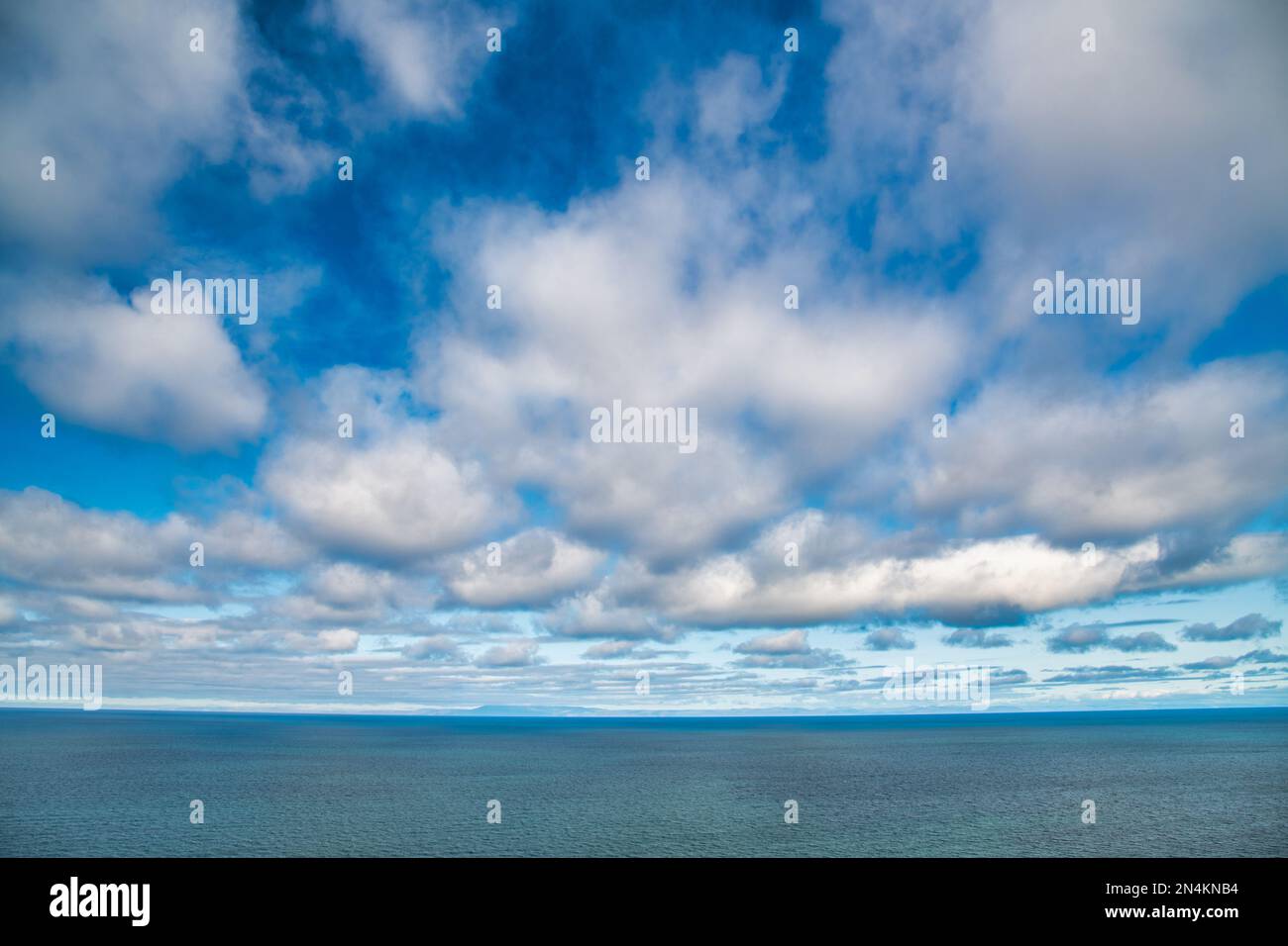 Open blu skies of Iceland Stock Photo - Alamy