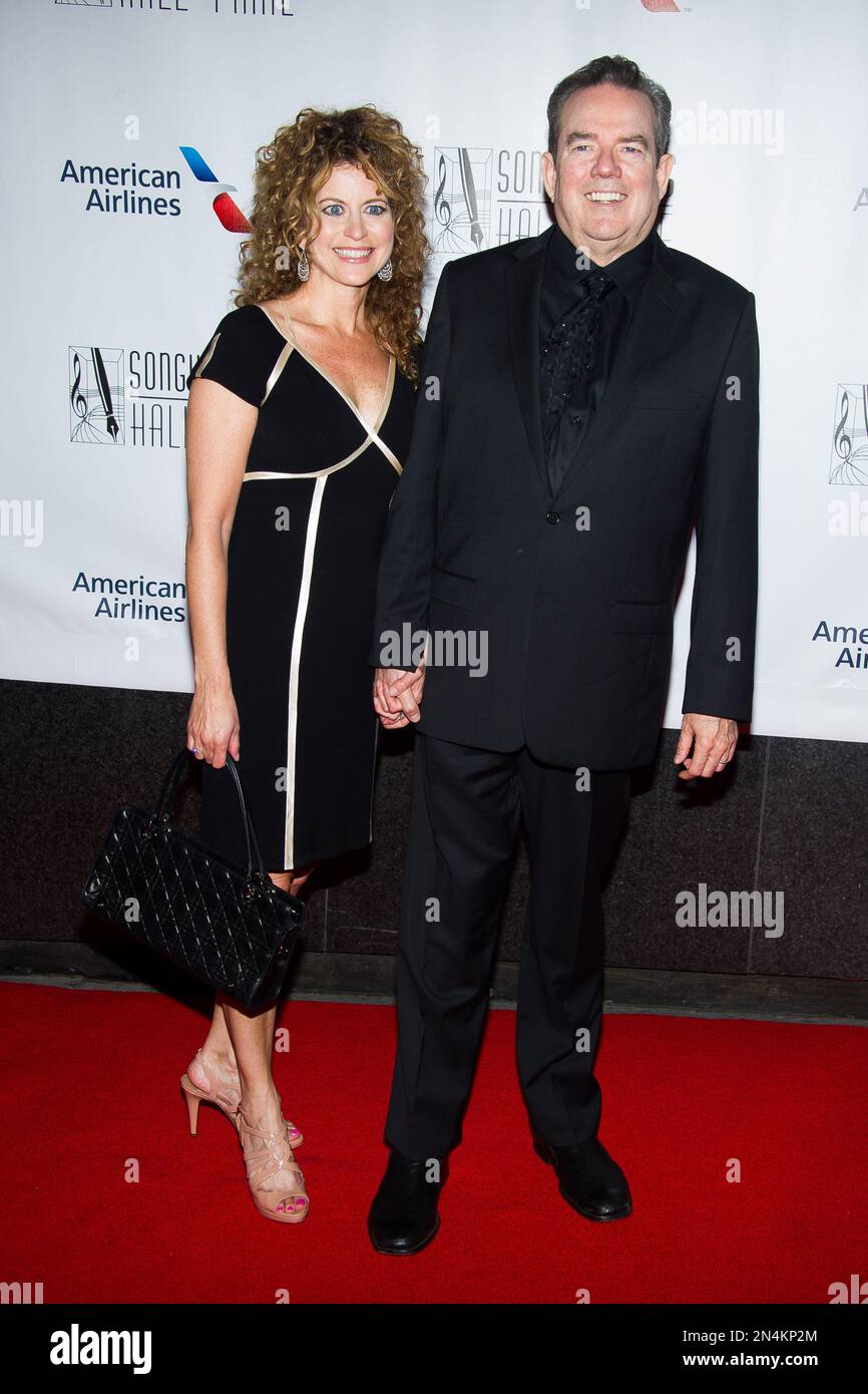 Jimmy Webb and Laura Savini attend the Songwriters Hall of Fame Awards ...
