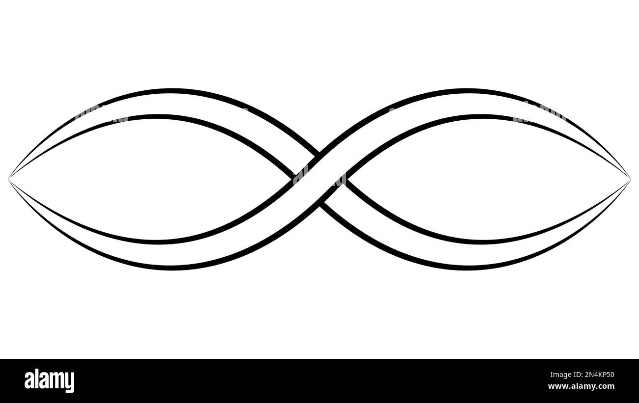 Infinity emblem, limitless stroke eternal, abstract business design ...