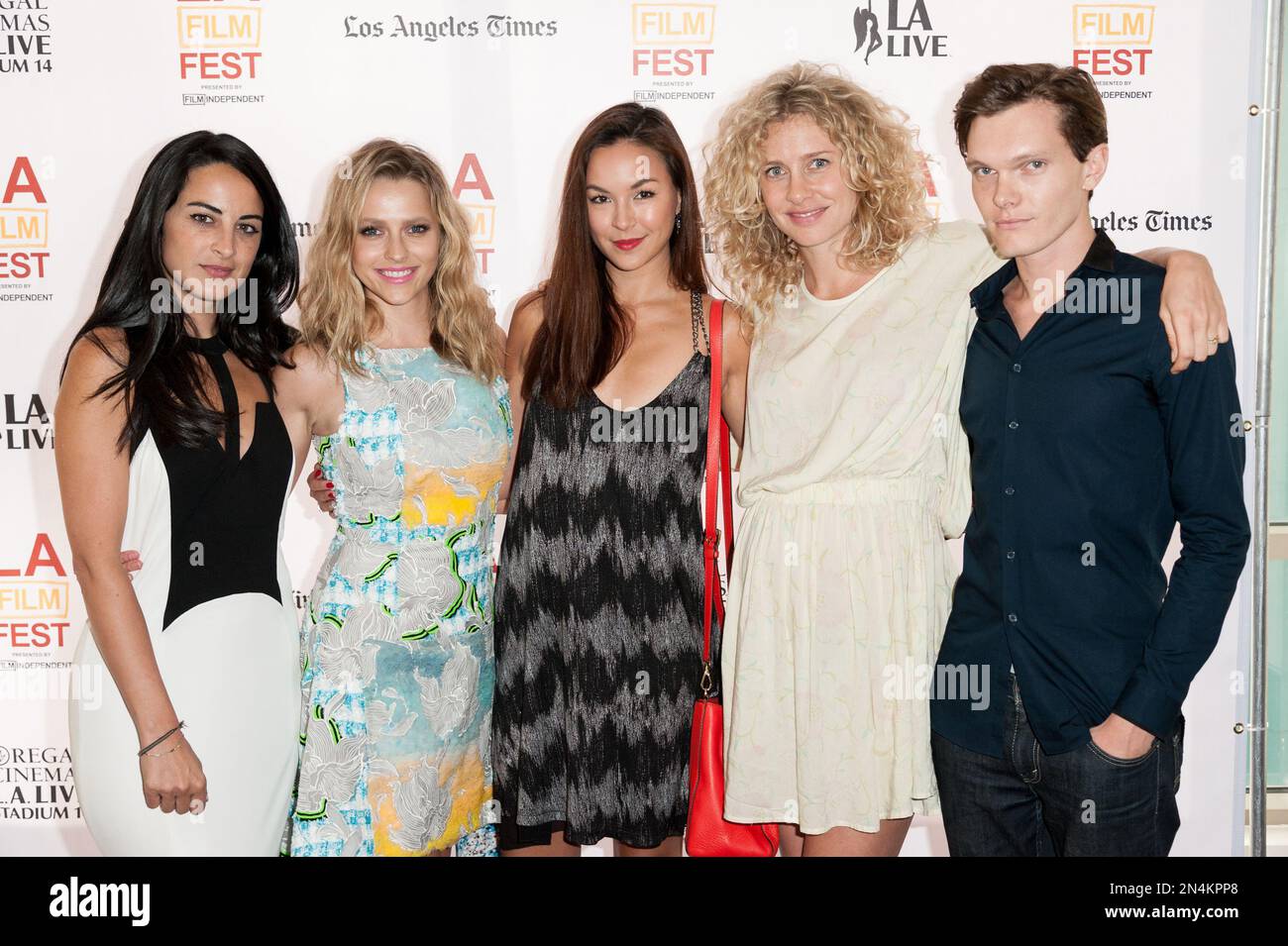 From left, Brooke Stone, Teresa Palmer, Gemma Pranita, Amber L'estrange ...