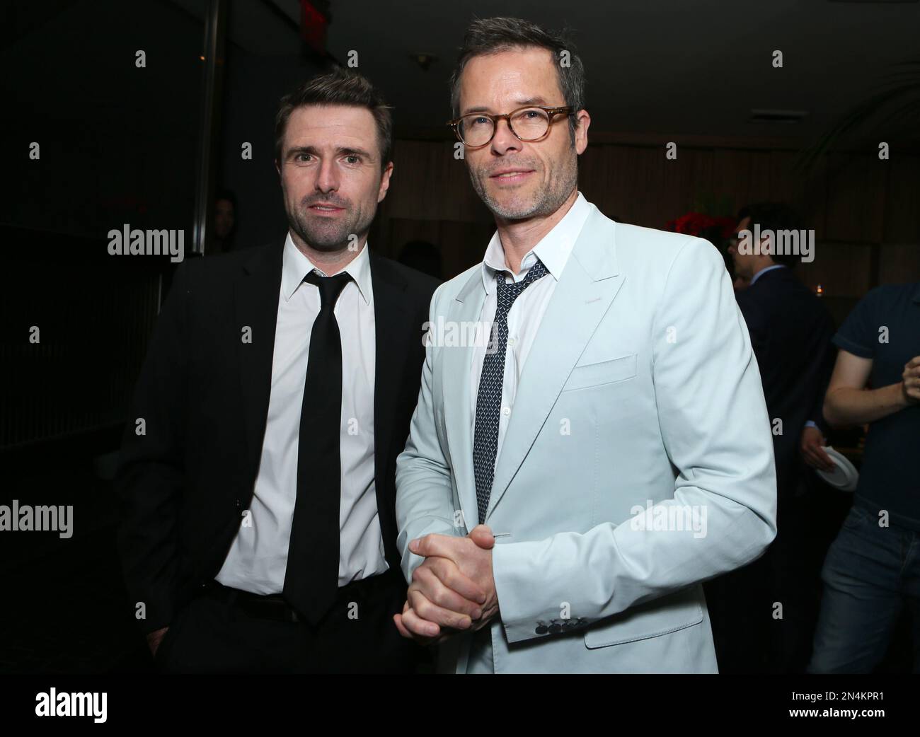 Director David Michod and Guy Pearce at The US Premiere of "The Rover ...