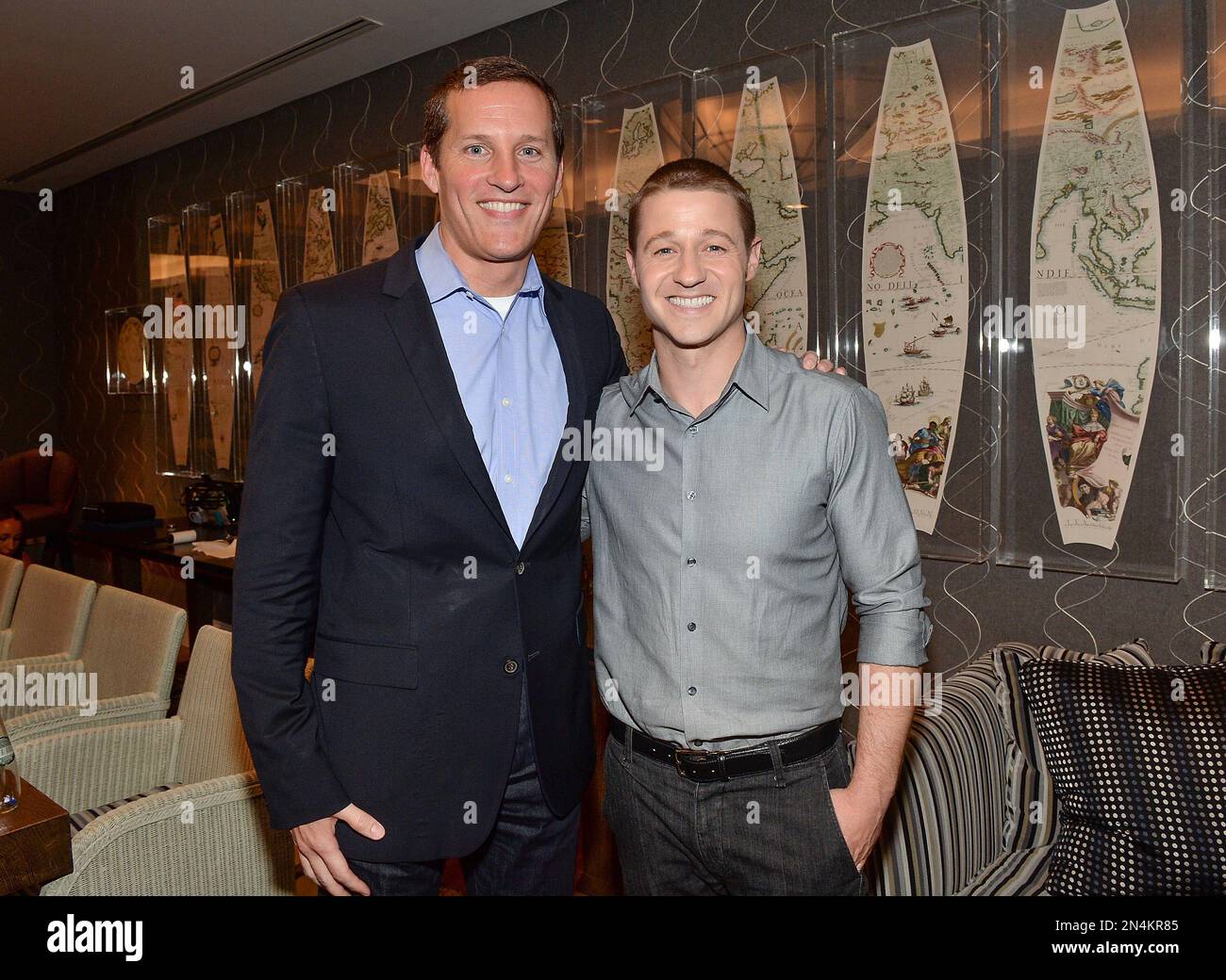 FOX COO Joe Earley, left, and actor Ben McKenzie attend a special ...