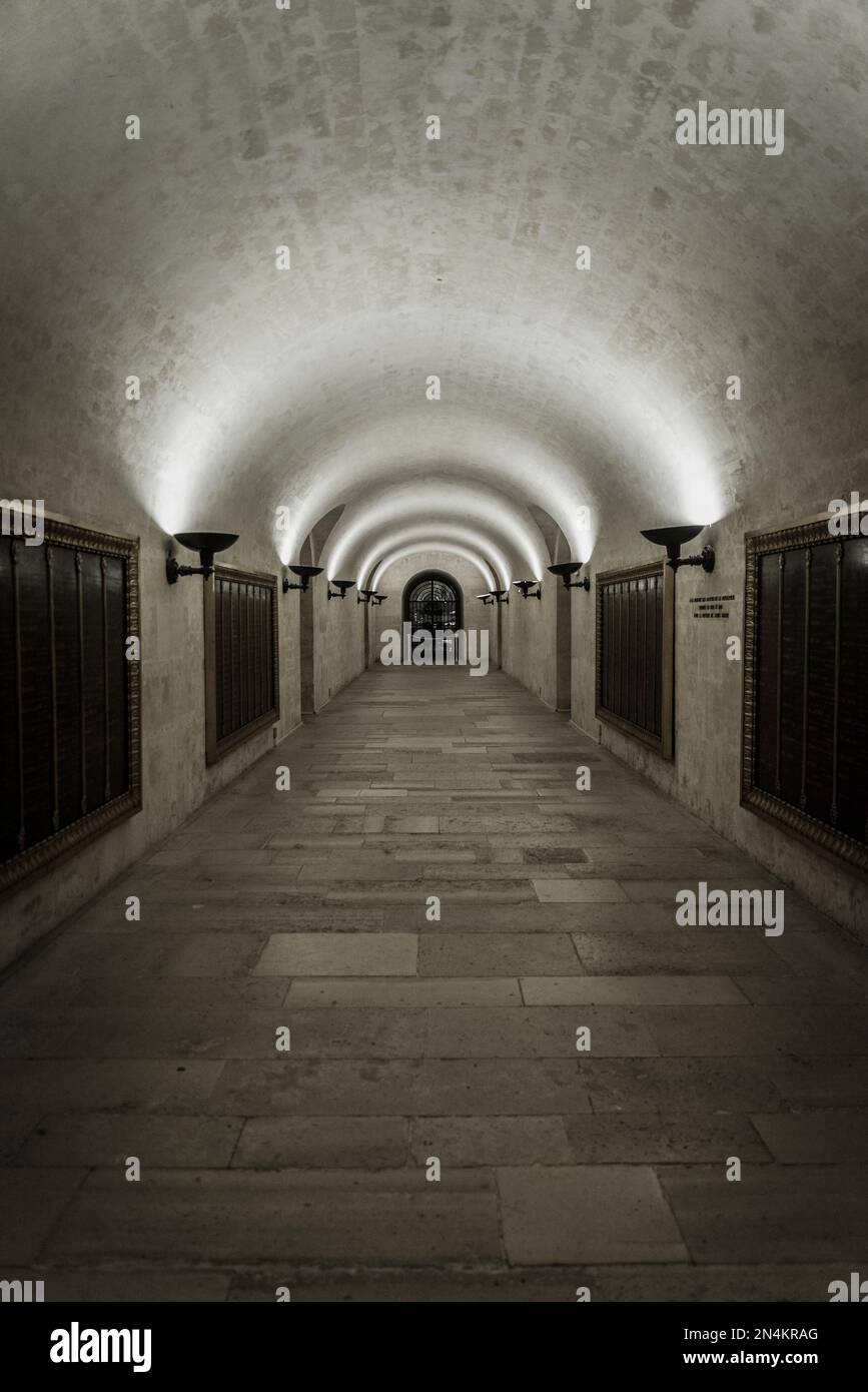 Crypt in the Panthéon, a Neoclassical monument that is since French ...