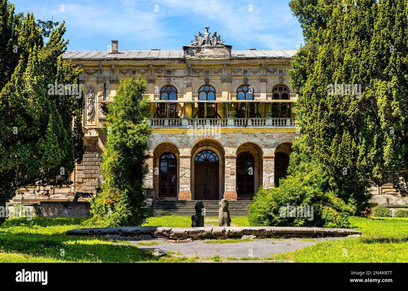 Pilica, Poland - July 25, 2022: Ruined renaissance and baroque historic ...