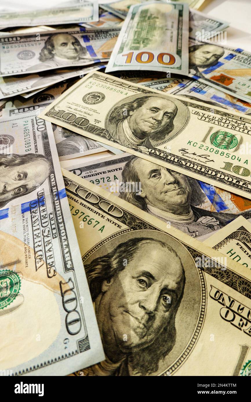 Benjamin Franklin is featured on the federal reserve bank note $100 ...