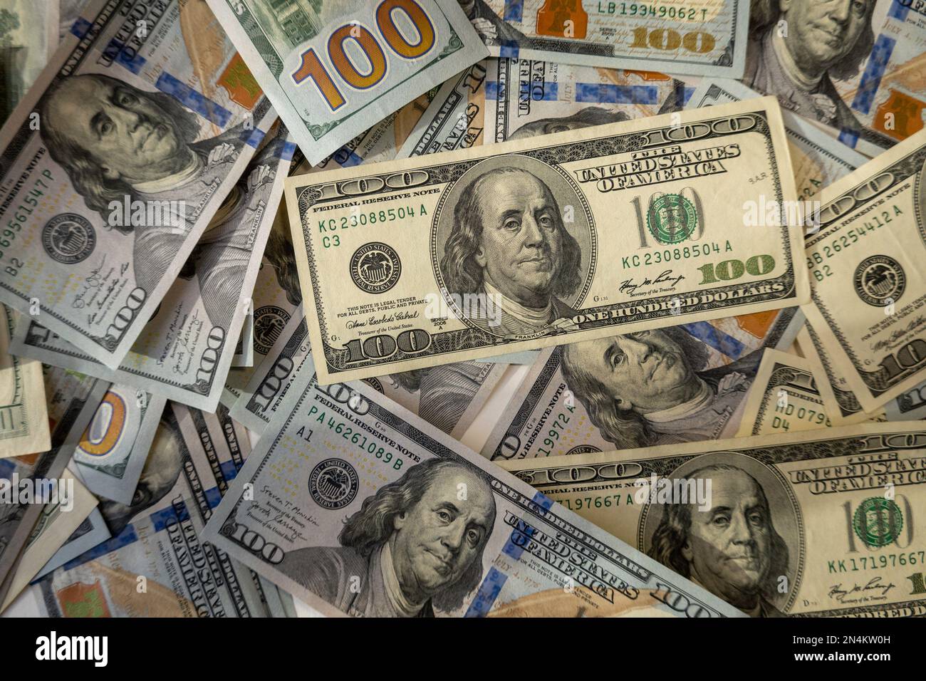 Benjamin Franklin is featured on the federal reserve bank note $100 ...