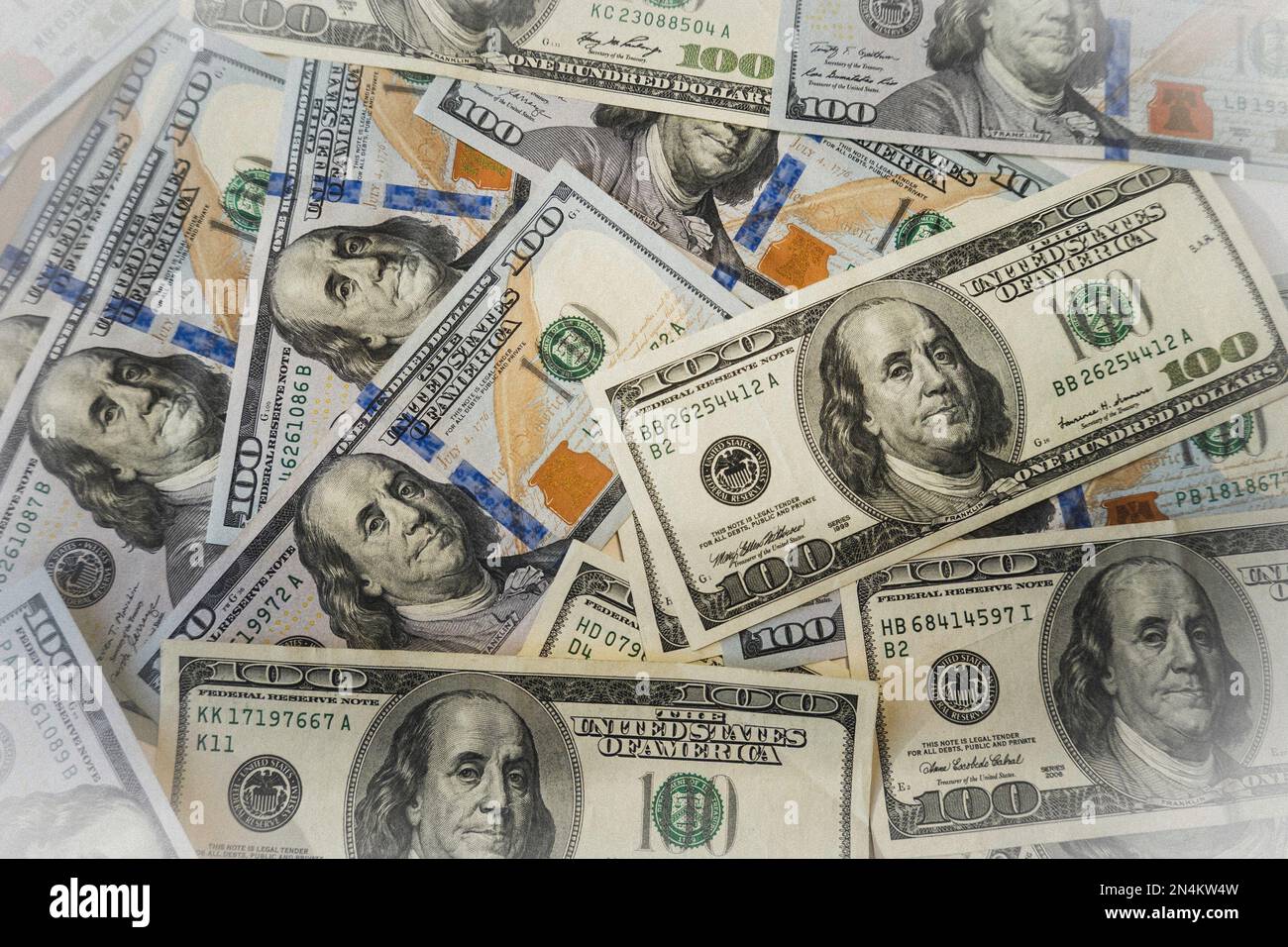 Benjamin Franklin is featured on the federal reserve bank note $100 ...