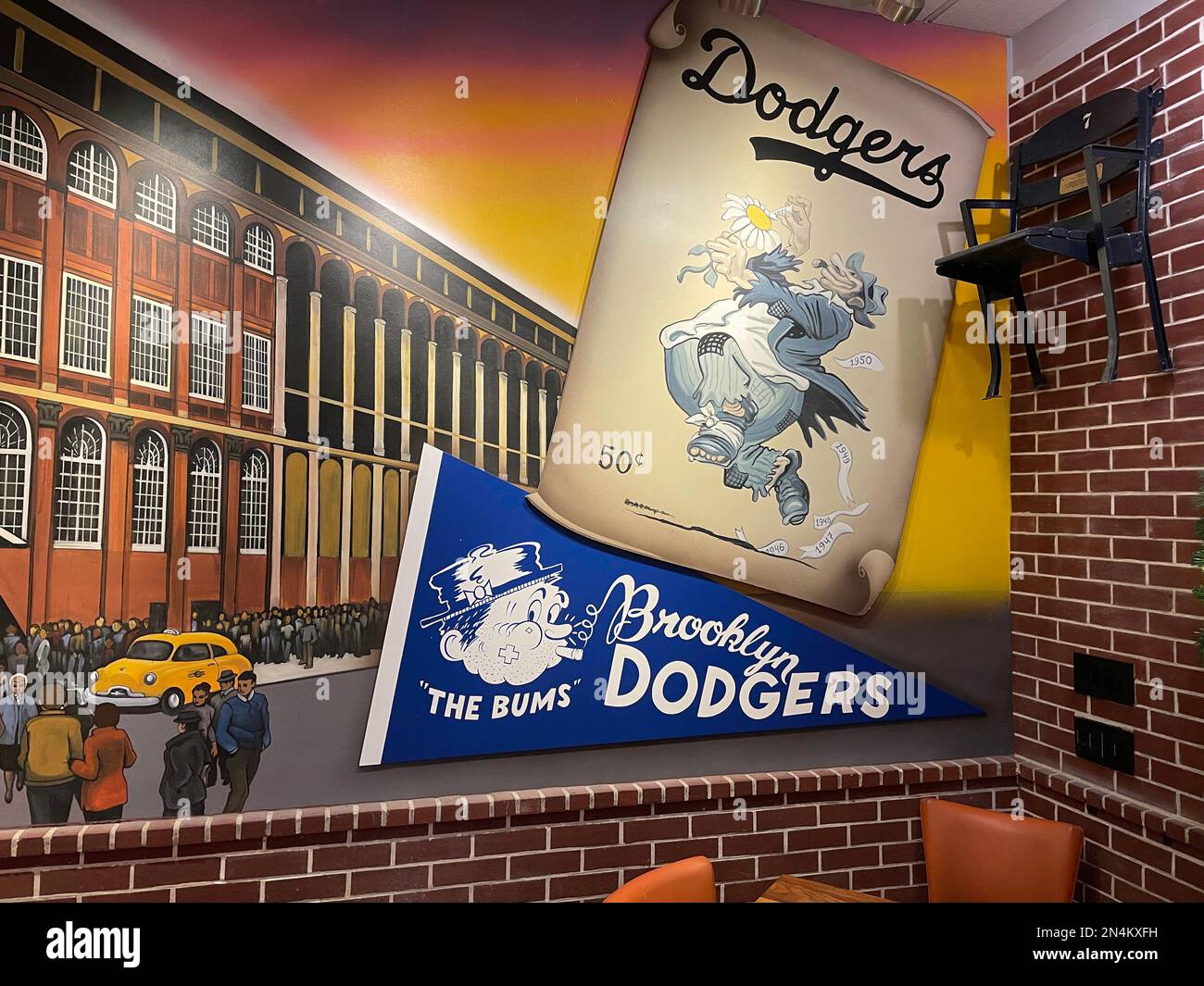 Junior's Cheesecake Restaurant, Interior Times Square, NYC, 2023 Stock ...