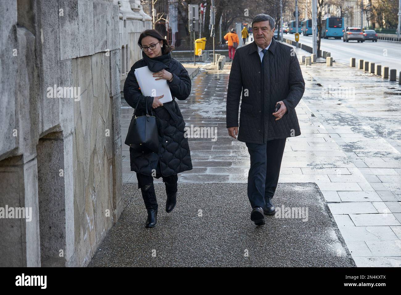 Bucharest, Romania - February 08, 2023: The prefect of the capital Toni ...