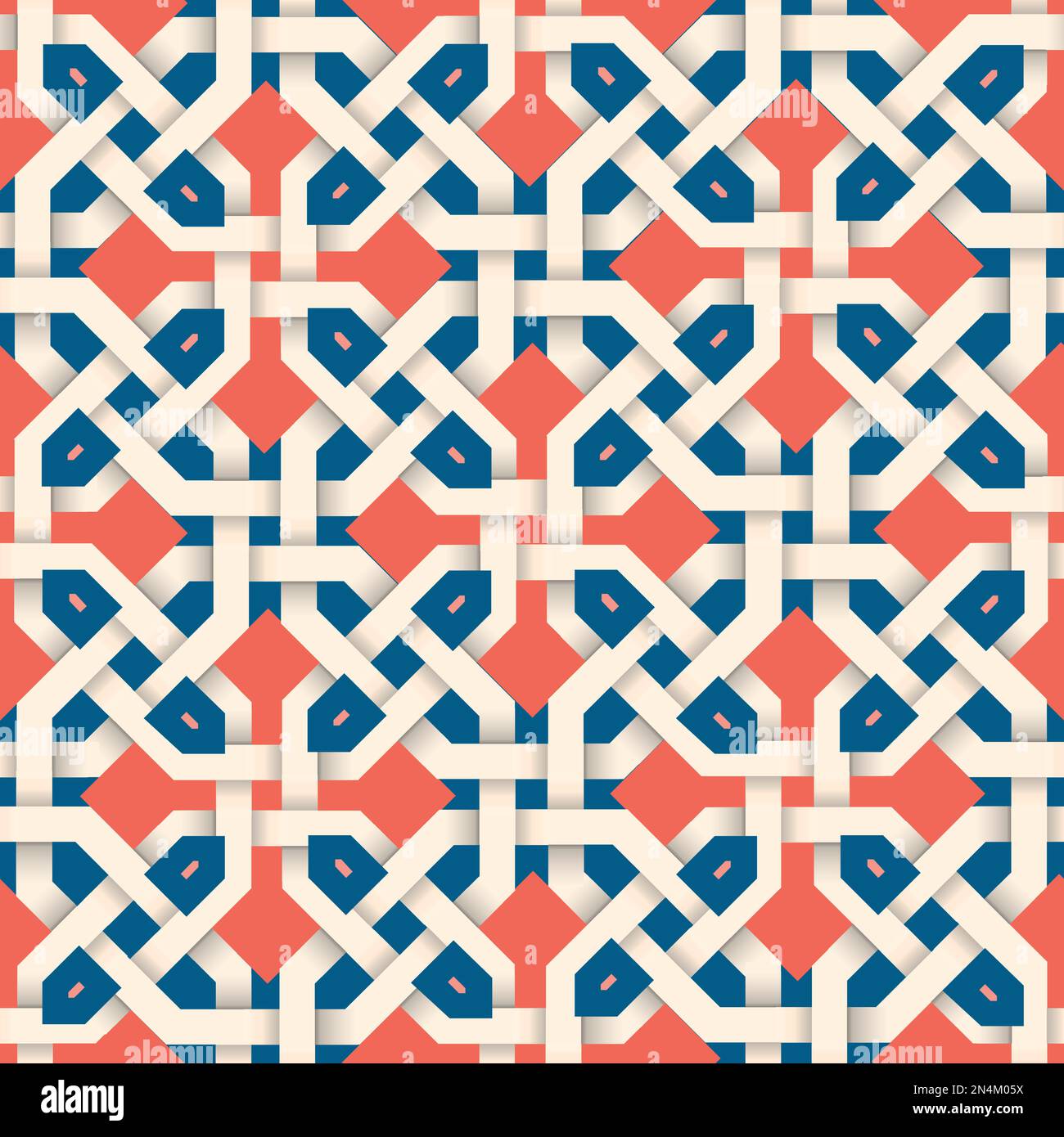 Abstract arabesque line seamless pattern in celtic style. Stylish ...