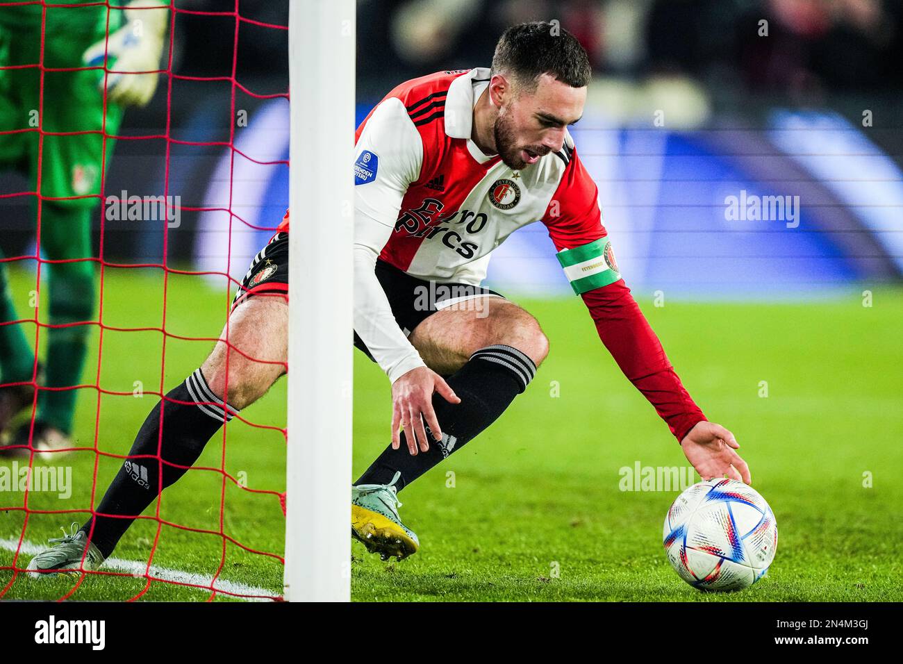 Rotterdam - Orkun Kokcu of Feyenoord scores the 1-2 during the match between Feyenoord v NEC ...