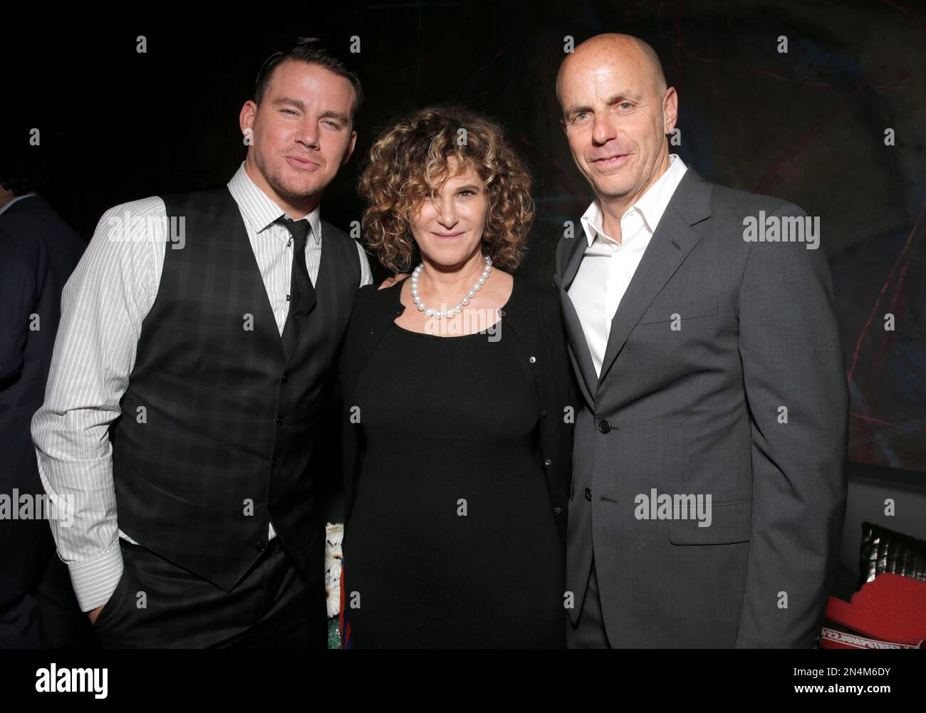 Producer/actor Channing Tatum, Amy Pascal, Co-Chairman of Sony Pictures ...