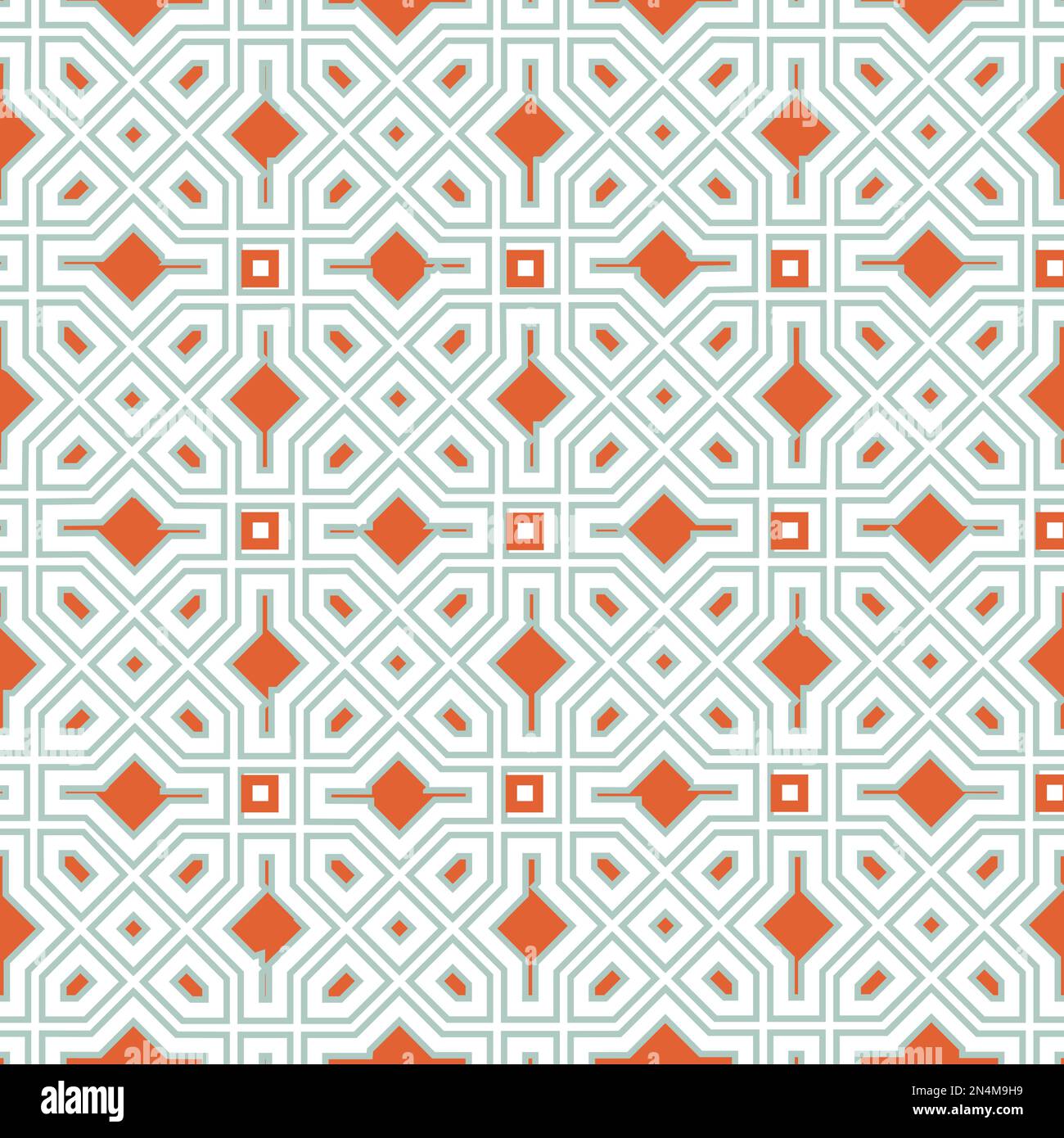 Abstract geometric shapes diagonal lines seamless pattern. Mosaic tile ...