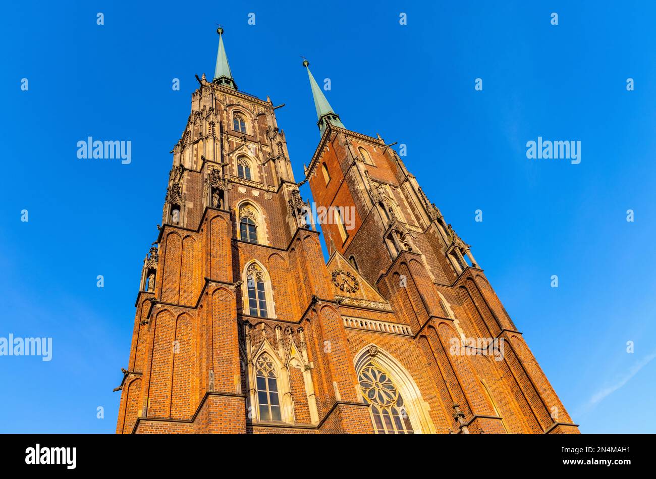 Wroclaw, Poland - July 19, 2022: St. John Baptist gothic cathedral on ...
