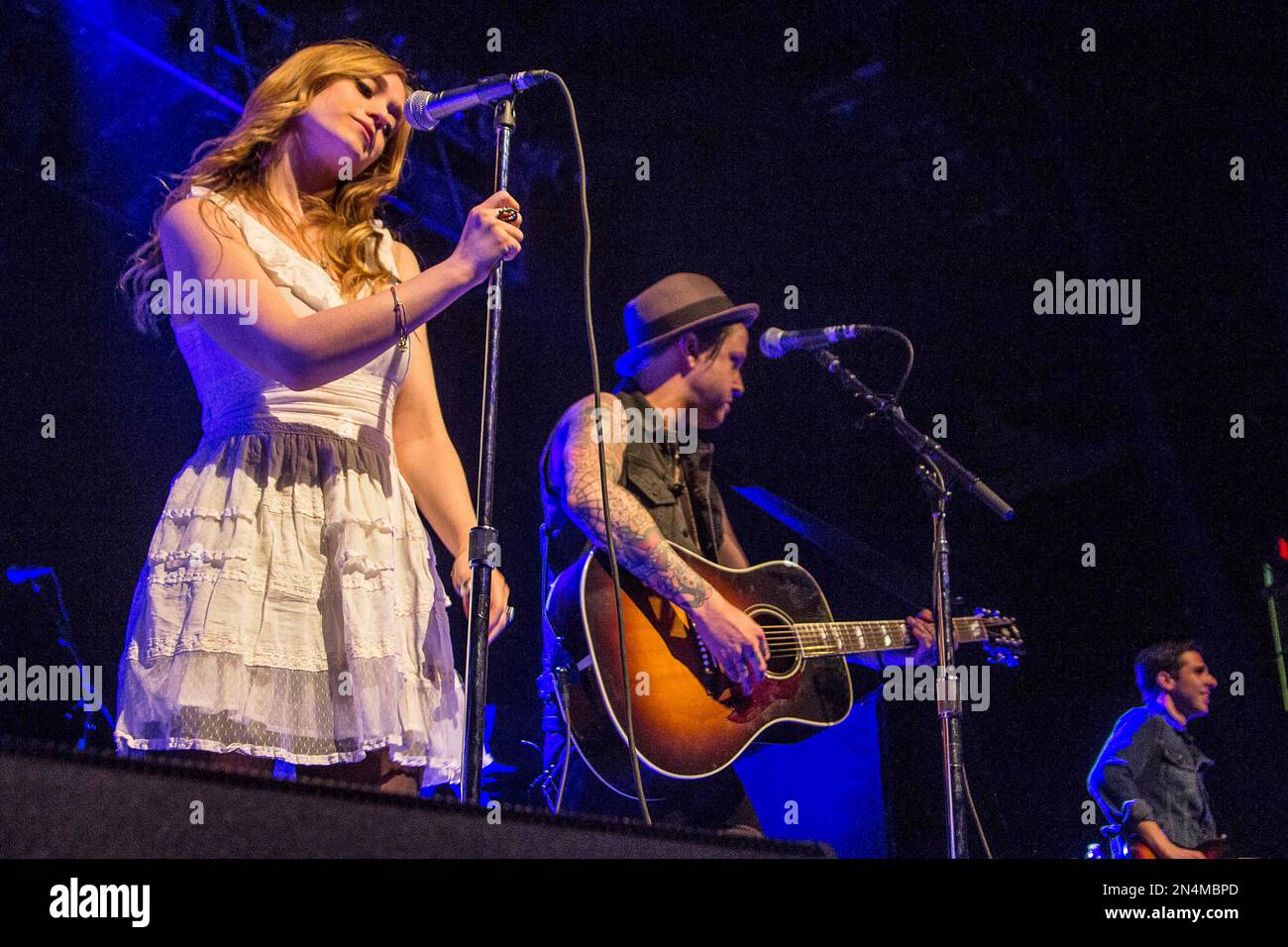 Mitchy Collins and Danielle Bouchard with Oh Honey performing at Center ...