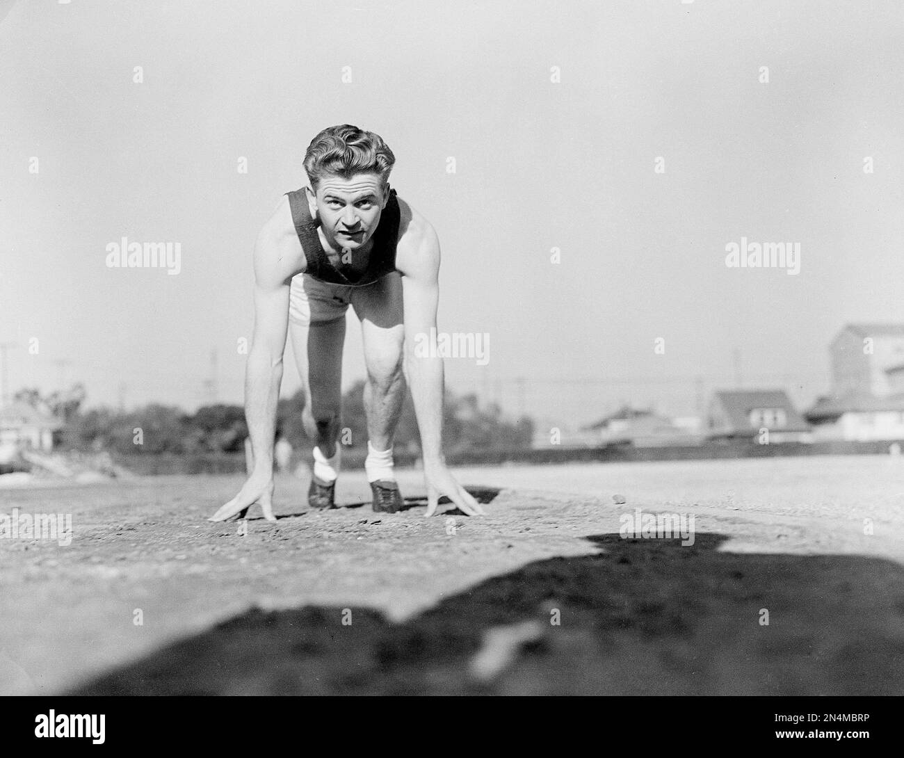 Frank Wykoff, "The Human Flash," of the University of Southern ...