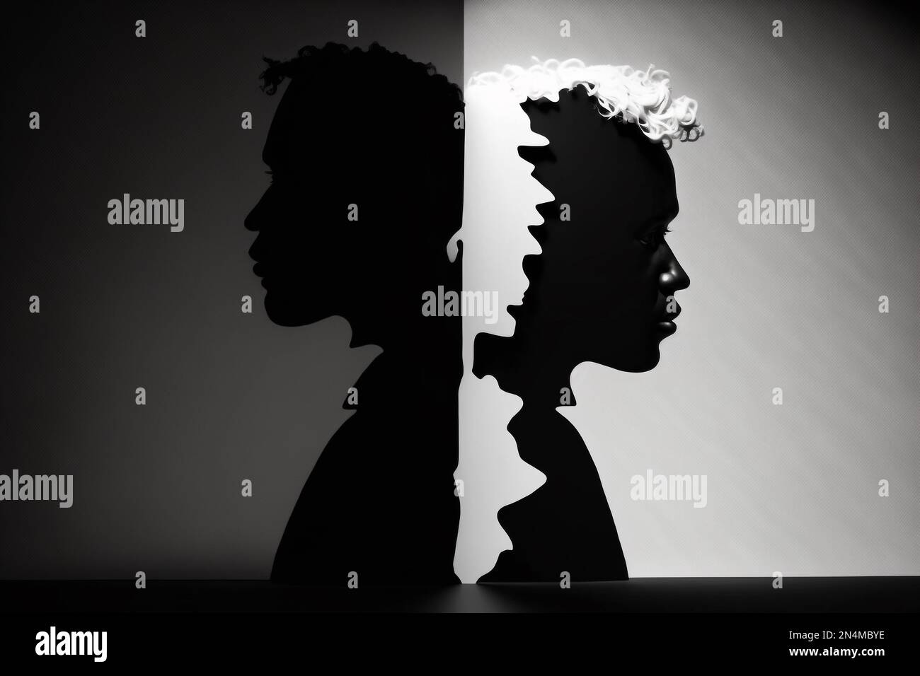 Discrimination. Fight Racism black lives matter for protest, rally, or ...