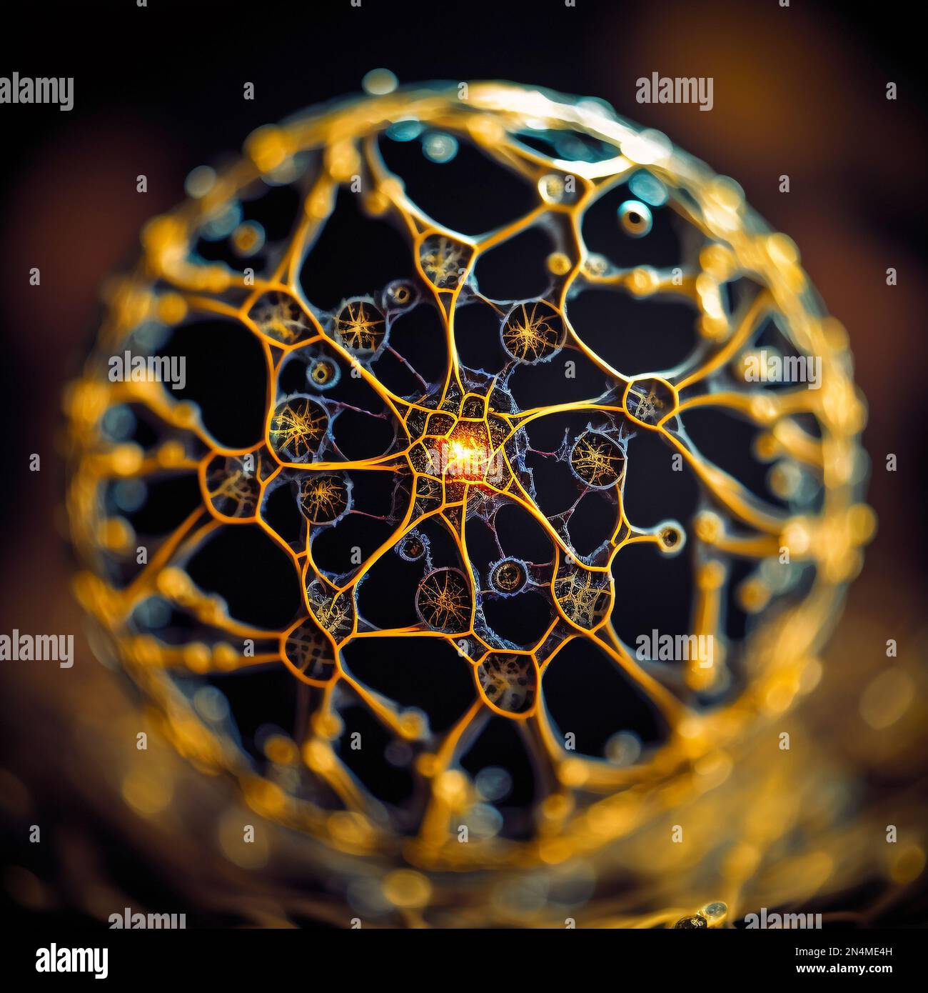 human cells, 3d, neural connections, Cellular Therapy. science background. Life and biology ...