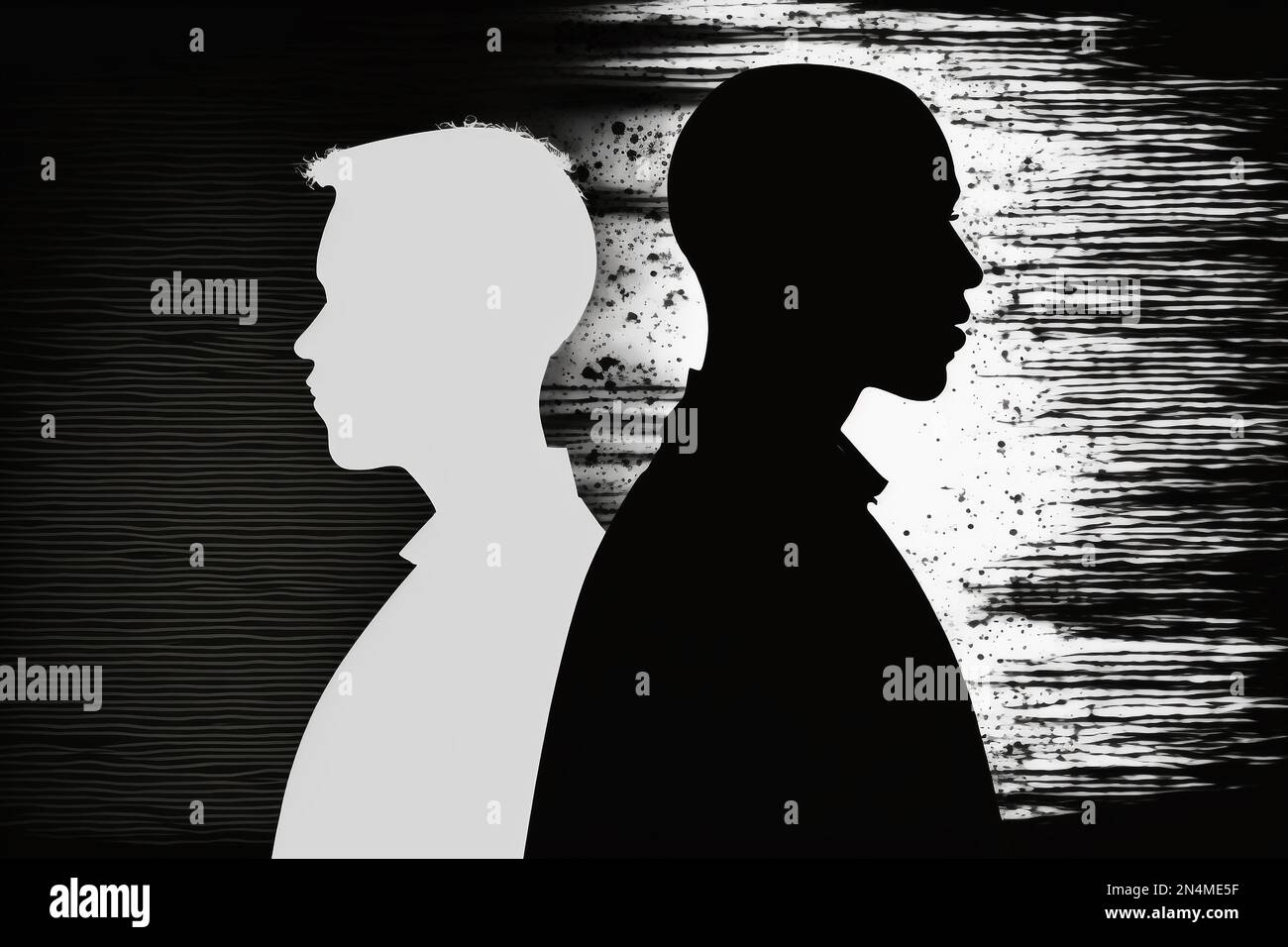 Discrimination. Fight Racism black lives matter for protest, rally, or ...