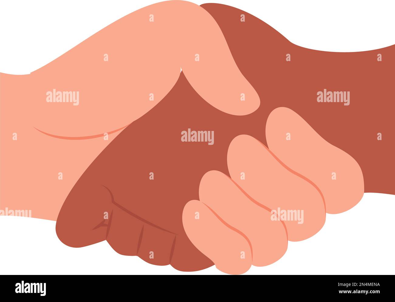 interracial handshake gesture Stock Vector Image & Art - Alamy